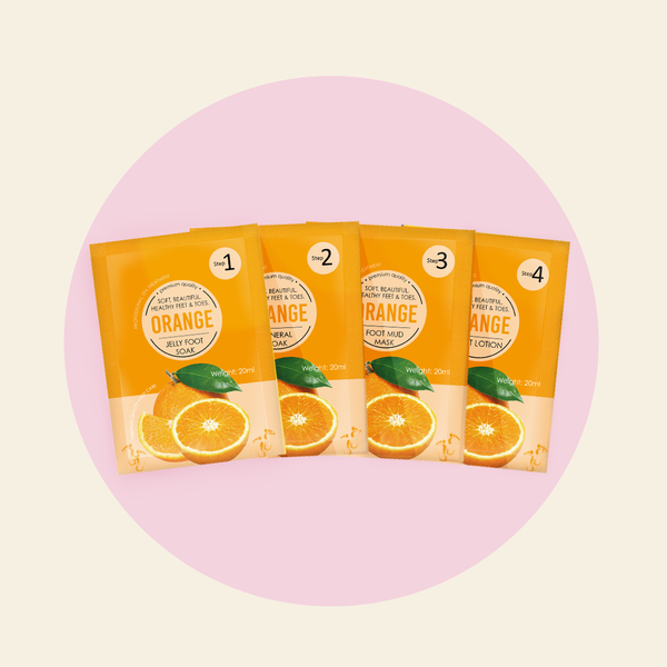 Mitty 4 Step Pedi Kit includes Jelly Soak - Orange – Hairquip NZ