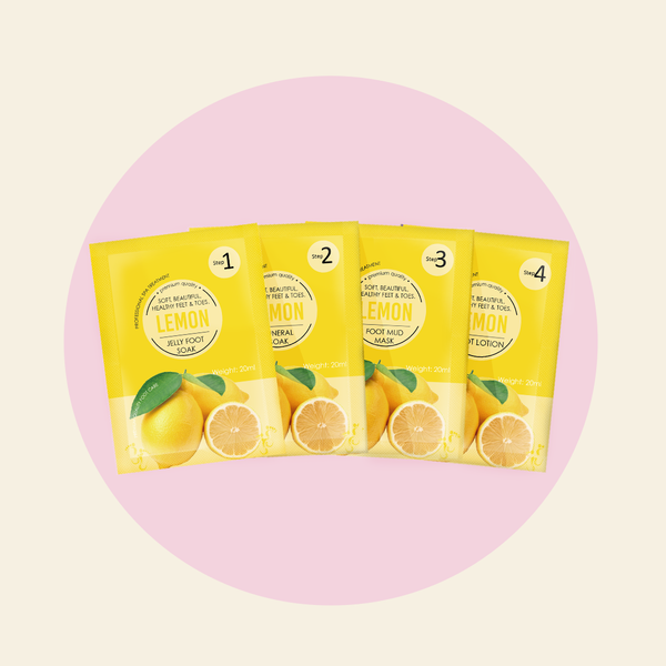 Mitty 4 Step Pedi Kit includes Jelly Soak - Lemon – Hairquip NZ