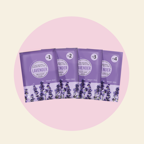 Mitty 4 Step Pedi Kit includes Jelly Soak - Lavender – Hairquip NZ